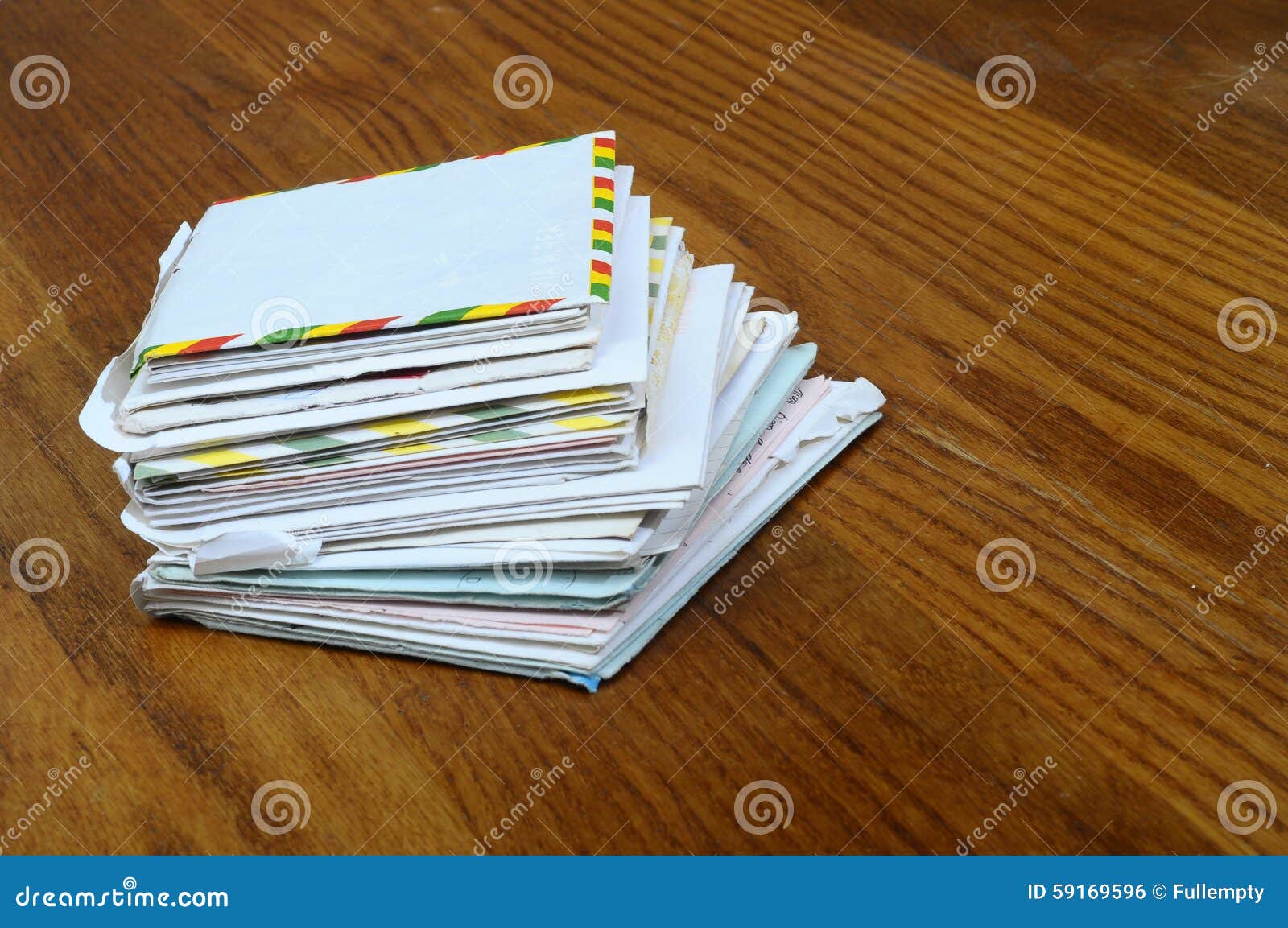 Old Mail : Letters and Envelope Stock Photo - Image of sheet, posting ...