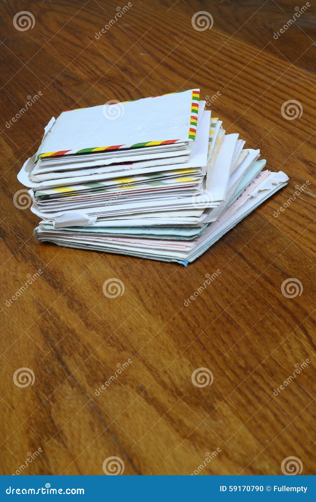 Old Mail : Letters and Envelope Stock Photo - Image of pile, post: 59170790