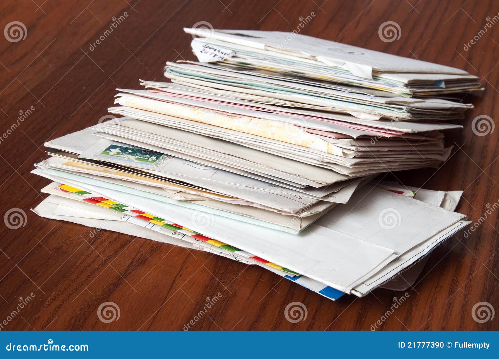 Old Mail: Letters and Enveloppe Stock Photo - Image of ancient, objects ...