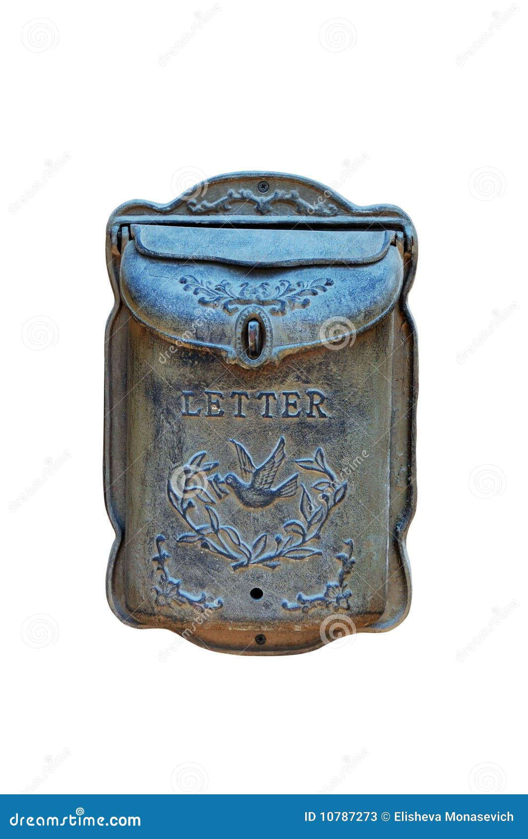 Old mailbox stock image. Image of vintage, send, letter - 10787273