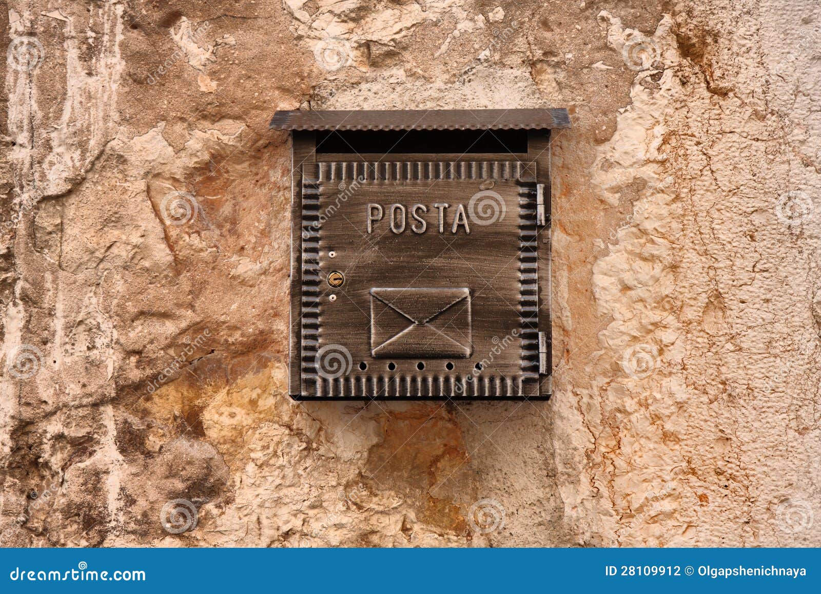 Old mailbox stock photo. Image of antique, mailbox, container - 28109912