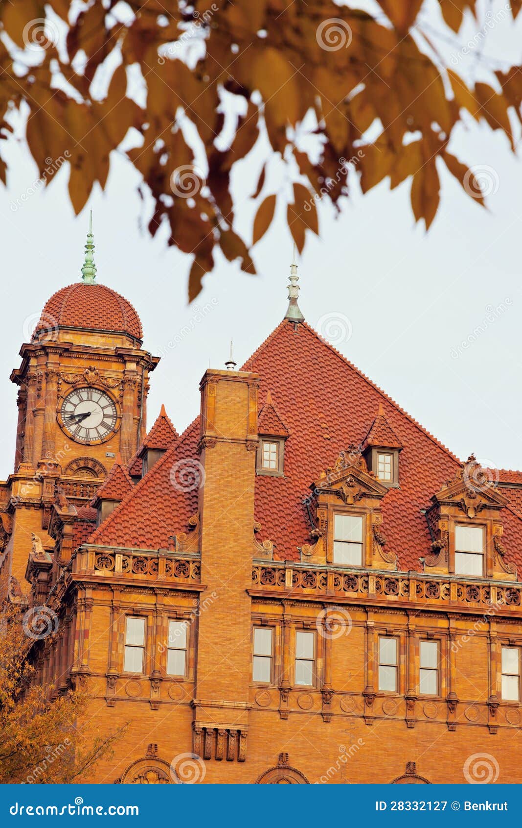 Old Main Street Train Station Stock Image - Image of richmond, clock ...