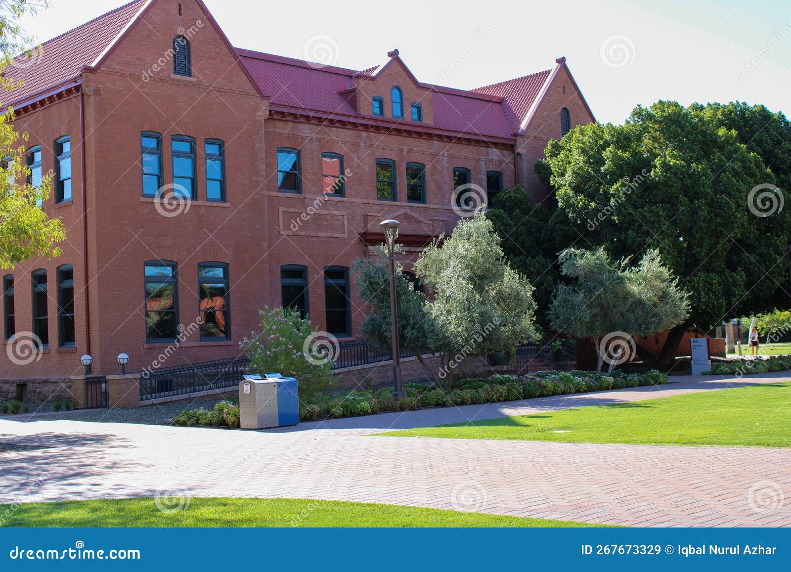 Old Main Tempe Building Arizona Stock Image - Image of mansion ...