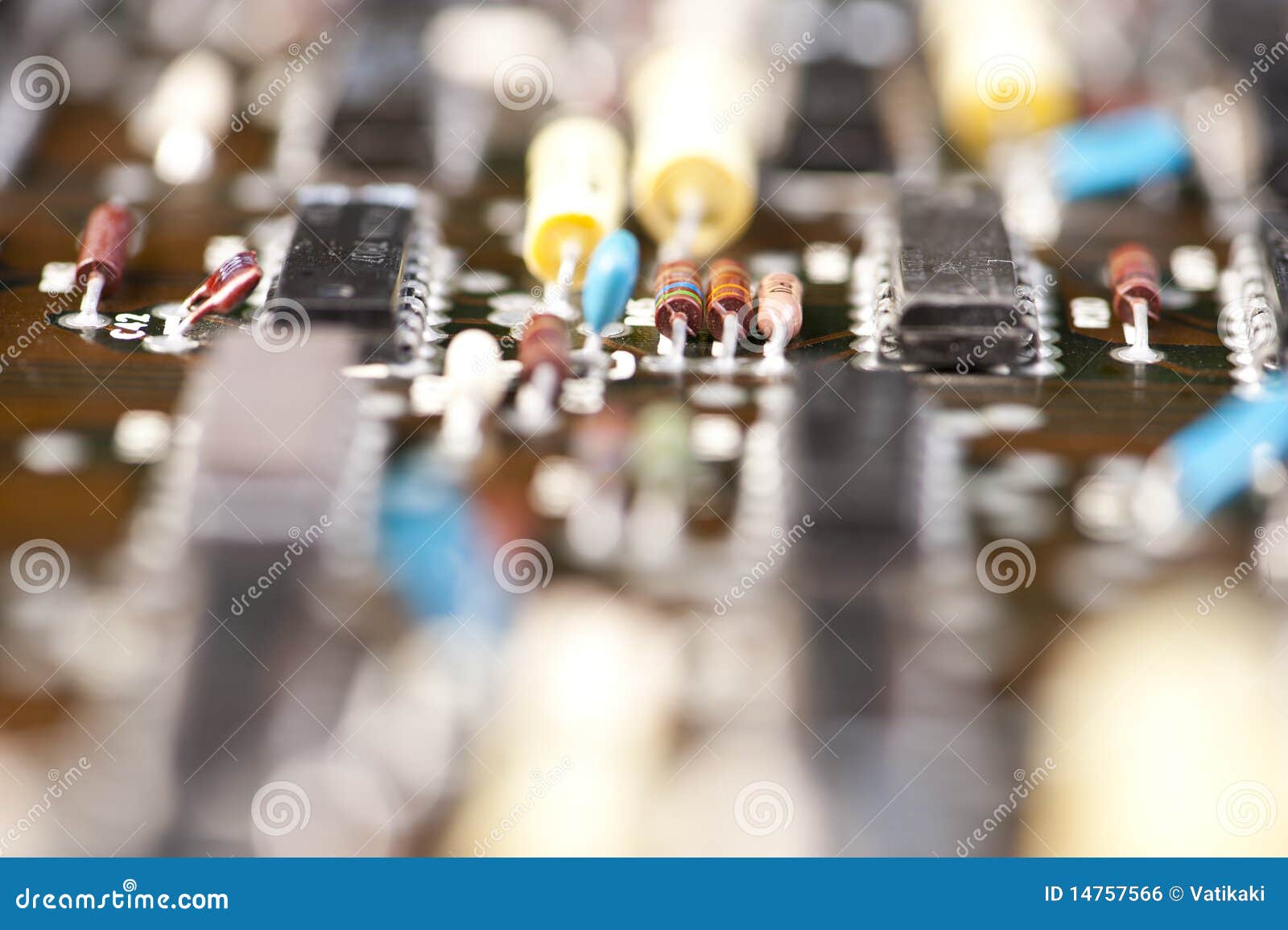 Mainframe Computer Paper With Blue Overlay Stock Photography ...