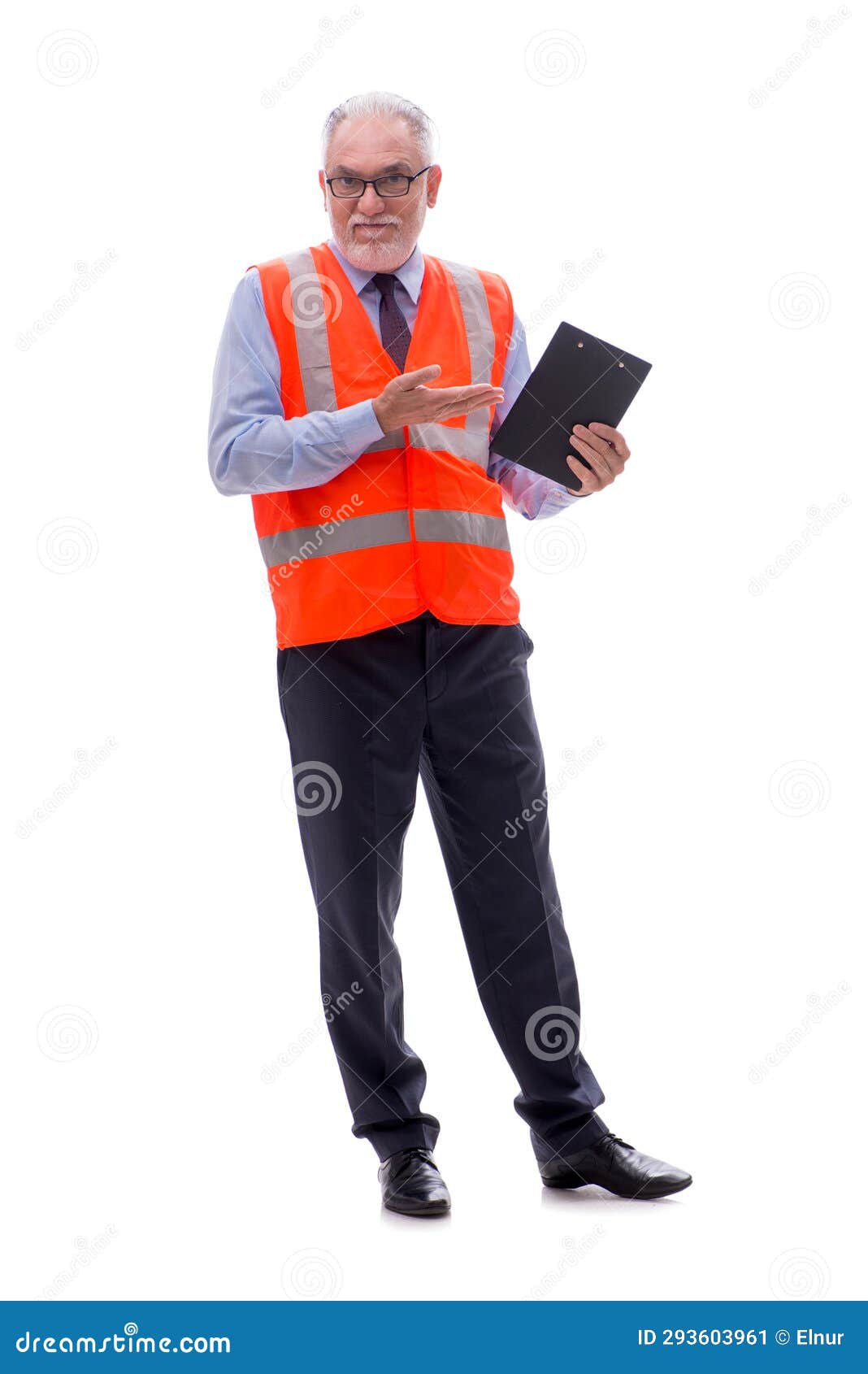 Old Male Architect on White Stock Image - Image of draftsman, engineer ...