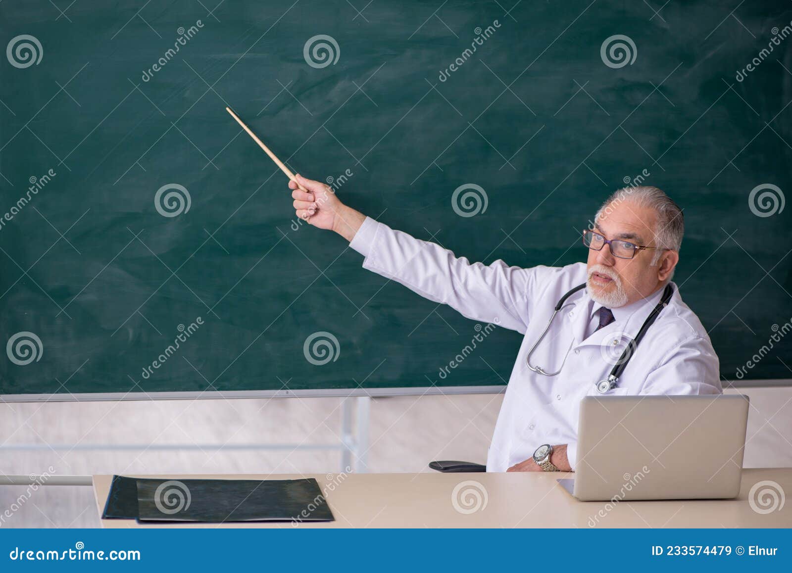 Doctor Or Teacher With Ballpoint Pen Pointing On Prostate Gland On ...