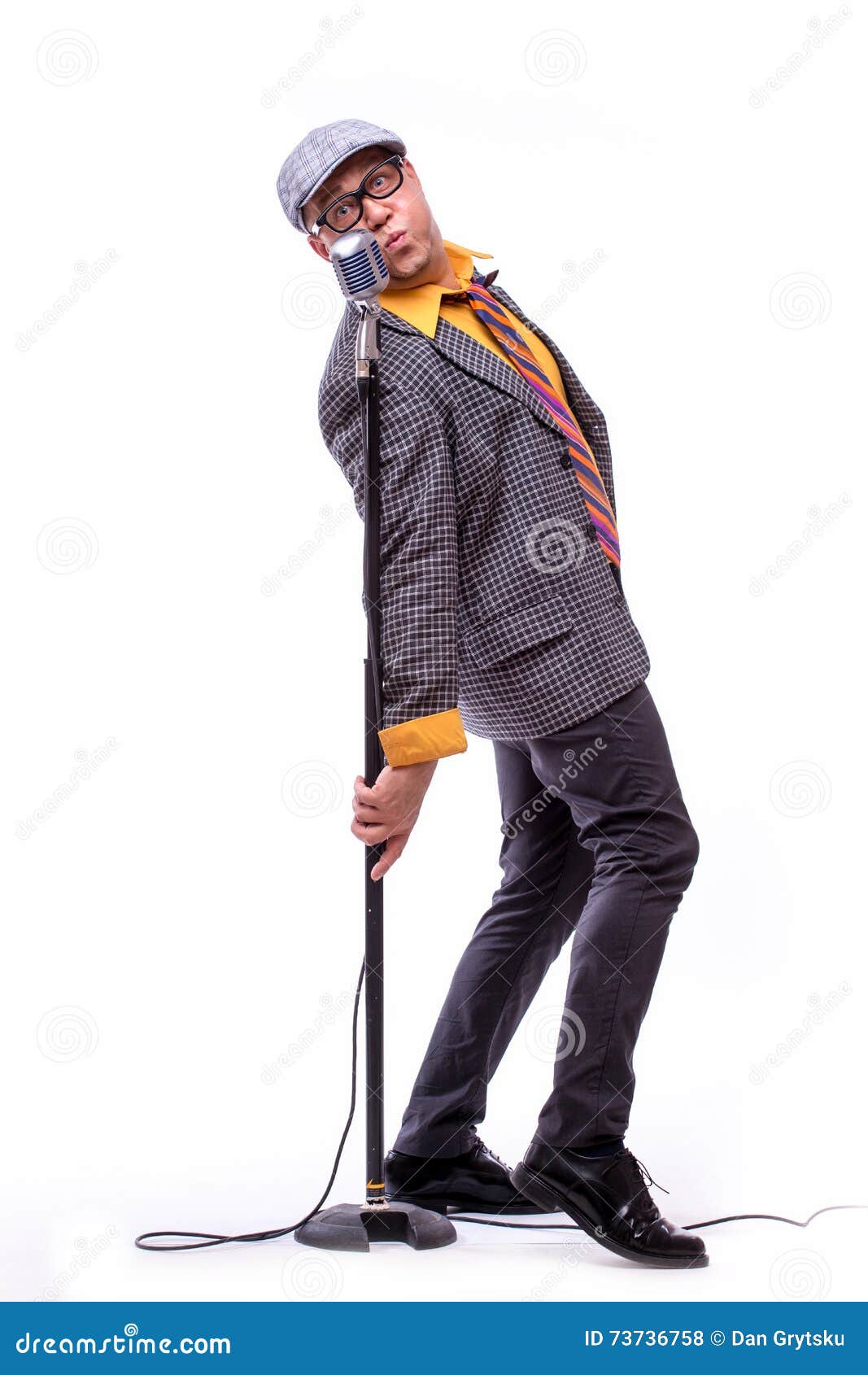 Old male singer stock photo. Image of music, beatnik - 73736758