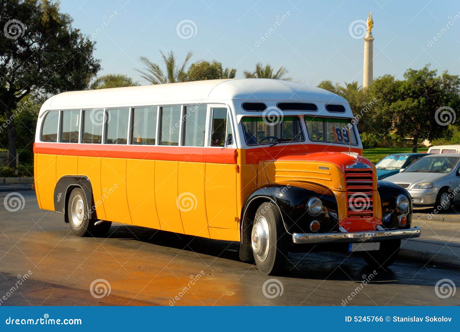 Old Maltese Bus (1952) stock photo. Image of transport - 5245766