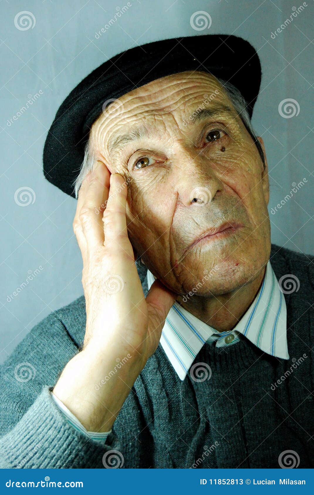 Old man stock image. Image of upward, support, senior - 11852813