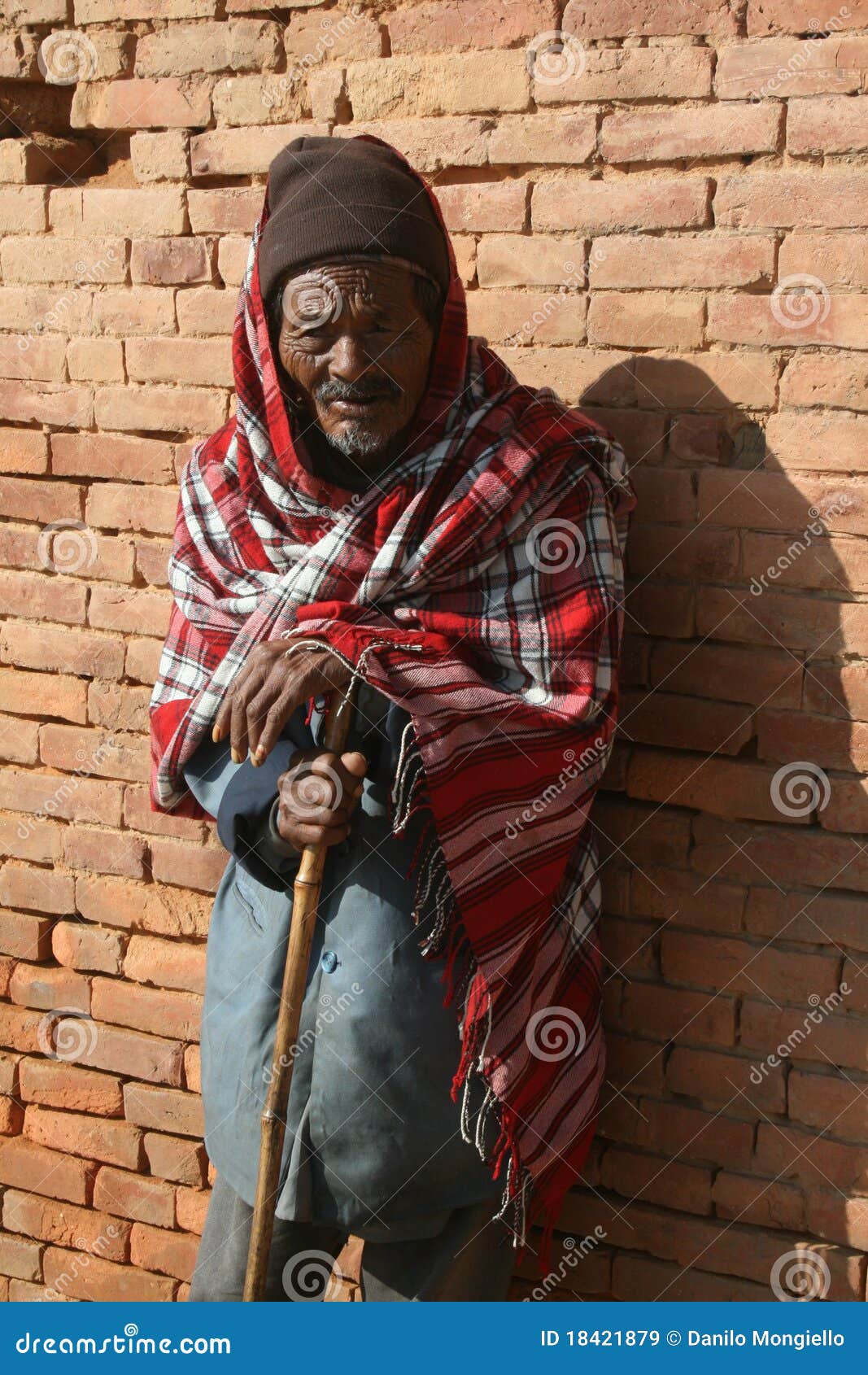 Old man editorial stock image. Image of life, nepali - 18421879