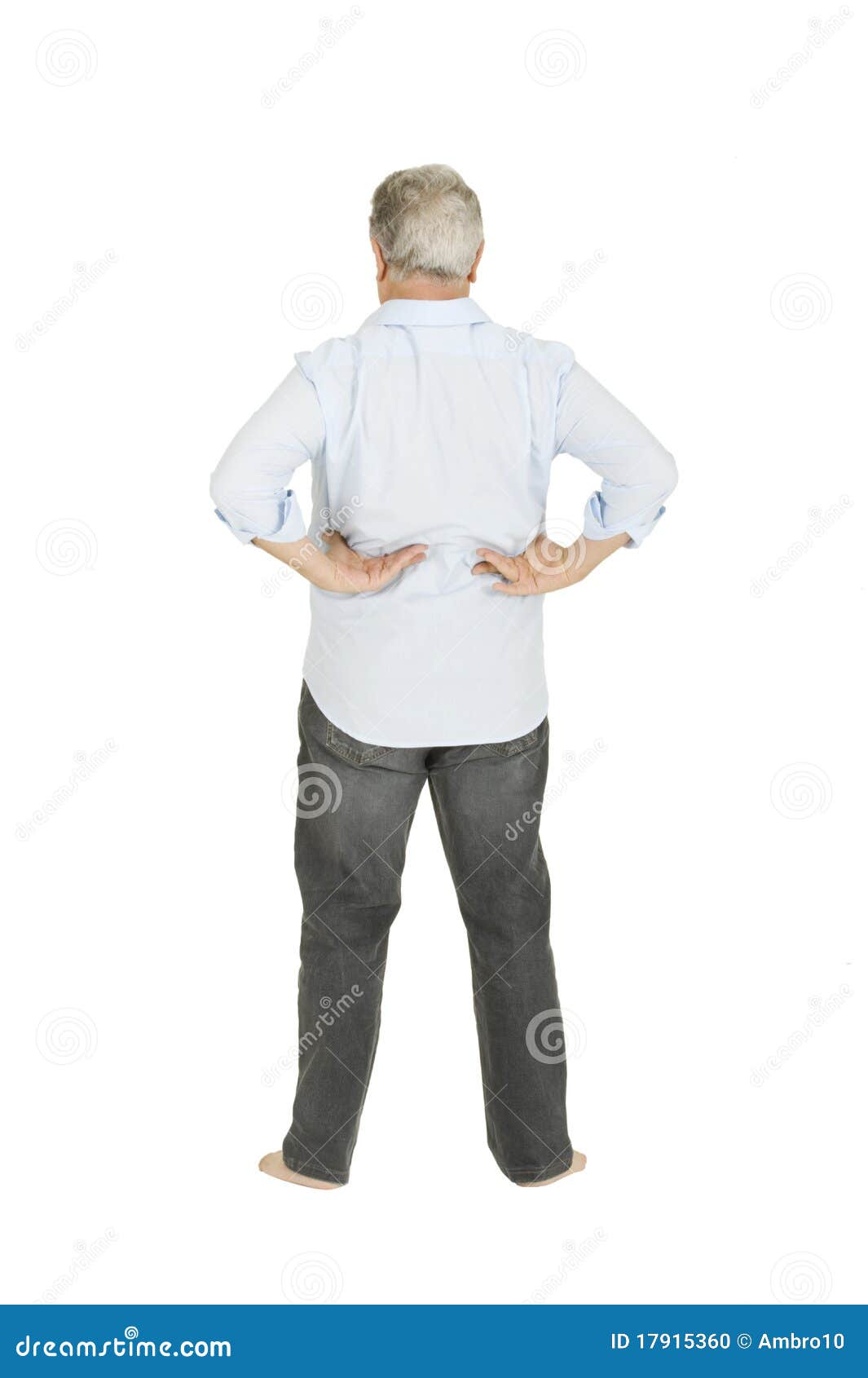 Old Man With Back Pain Stock Photo - Image: 17915360