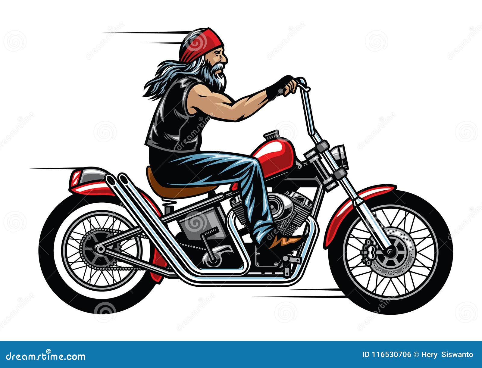 Old Man Biker Riding Chopper Motorcycle Stock Vector - Illustration of ... Old Man Biker Riding Chopper Motorcycle Stock Vector - Illustration of ...