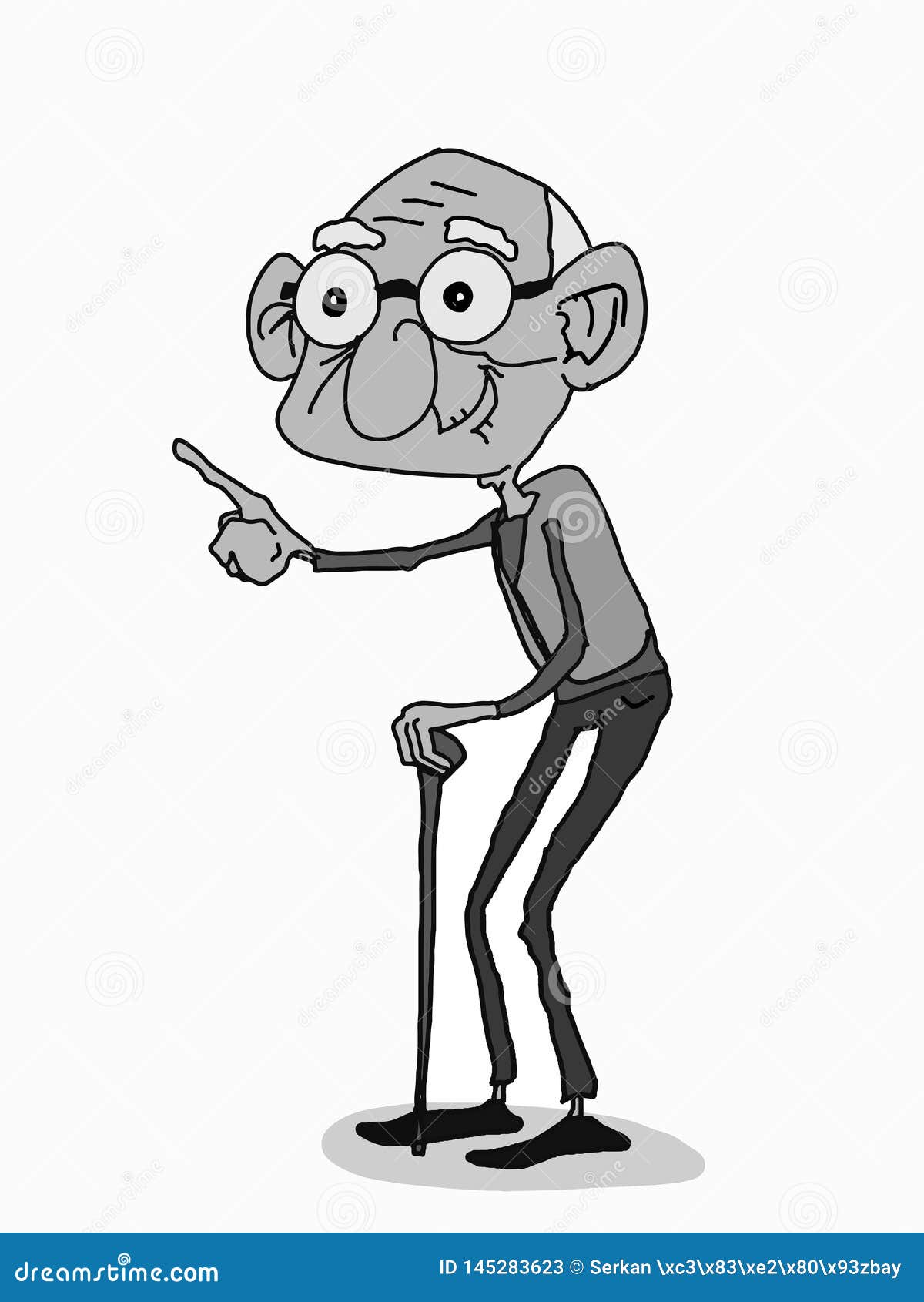 Old Man Characters Cartoon Illustration Speech Bubble White Background ... Old Man Characters Cartoon Illustration Speech Bubble White Background ...