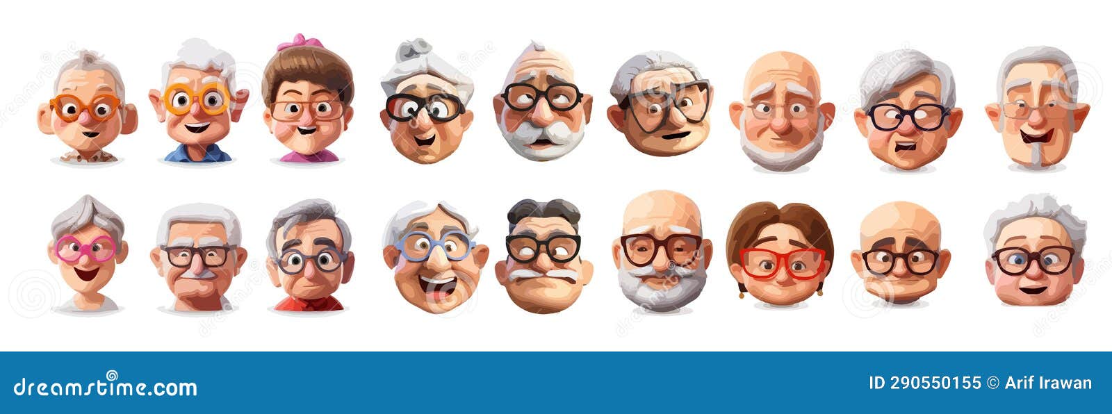 OLD MAN CLIP ART EXPRESSION VECTOR HAND DRAWN Stock Vector ...