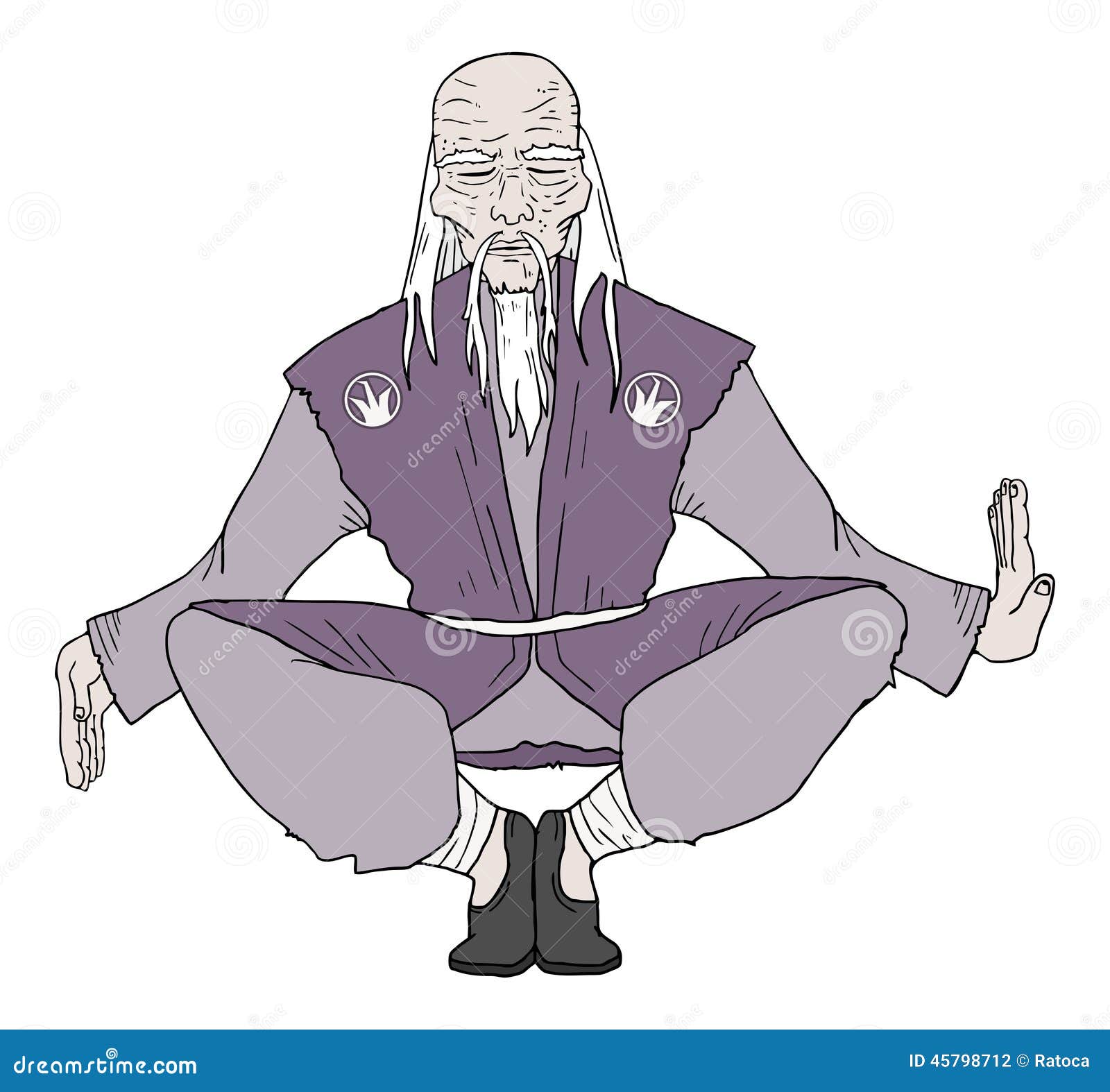 Old man stock vector. Illustration of drawing, expressive - 45798712