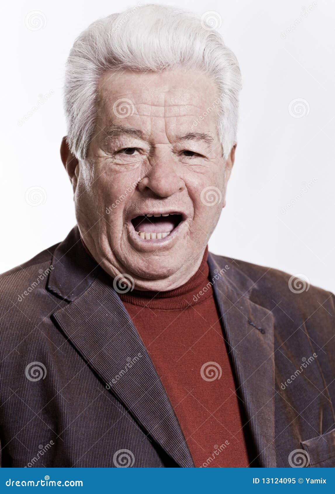 An Old Man Enjoying His Life Stock Image - Image of macro, hair: 13124095