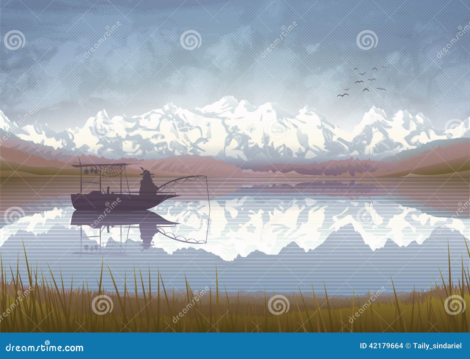 Fishing Scenery Stock Illustrations – 1,986 Fishing Scenery Stock ...