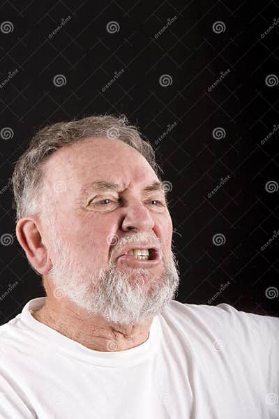 Old Man Frustrated stock image. Image of anger, senior - 4967135
