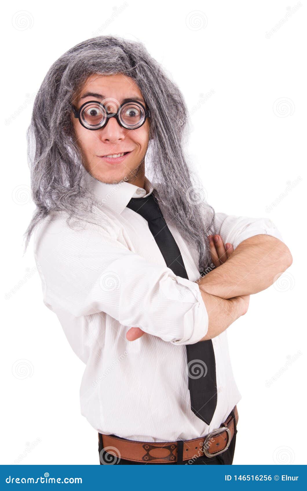 The Old Man in Funny Concept Stock Photo - Image of grandpa, beard ...