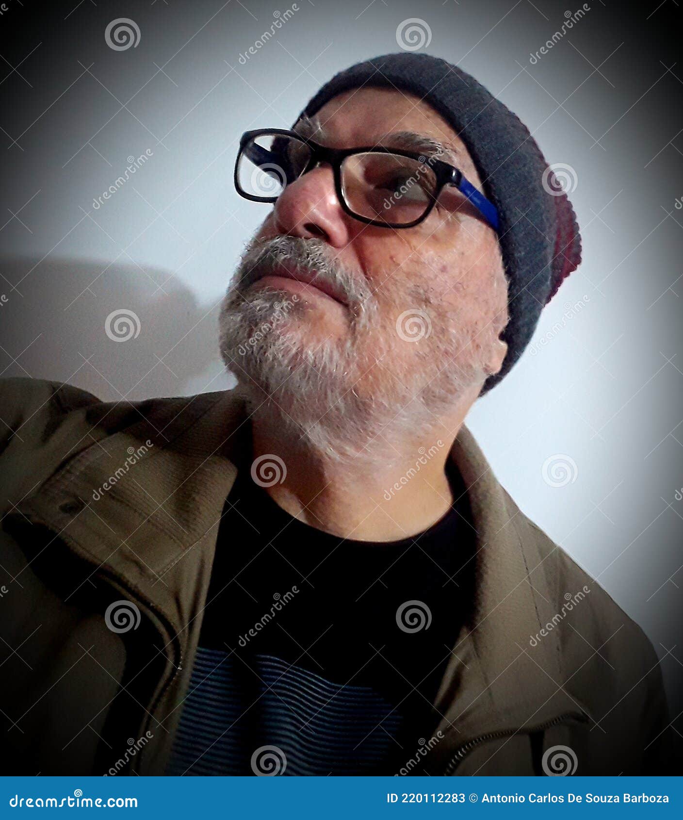 Old Man with glasses stock image. Image of model, glasses - 220112283