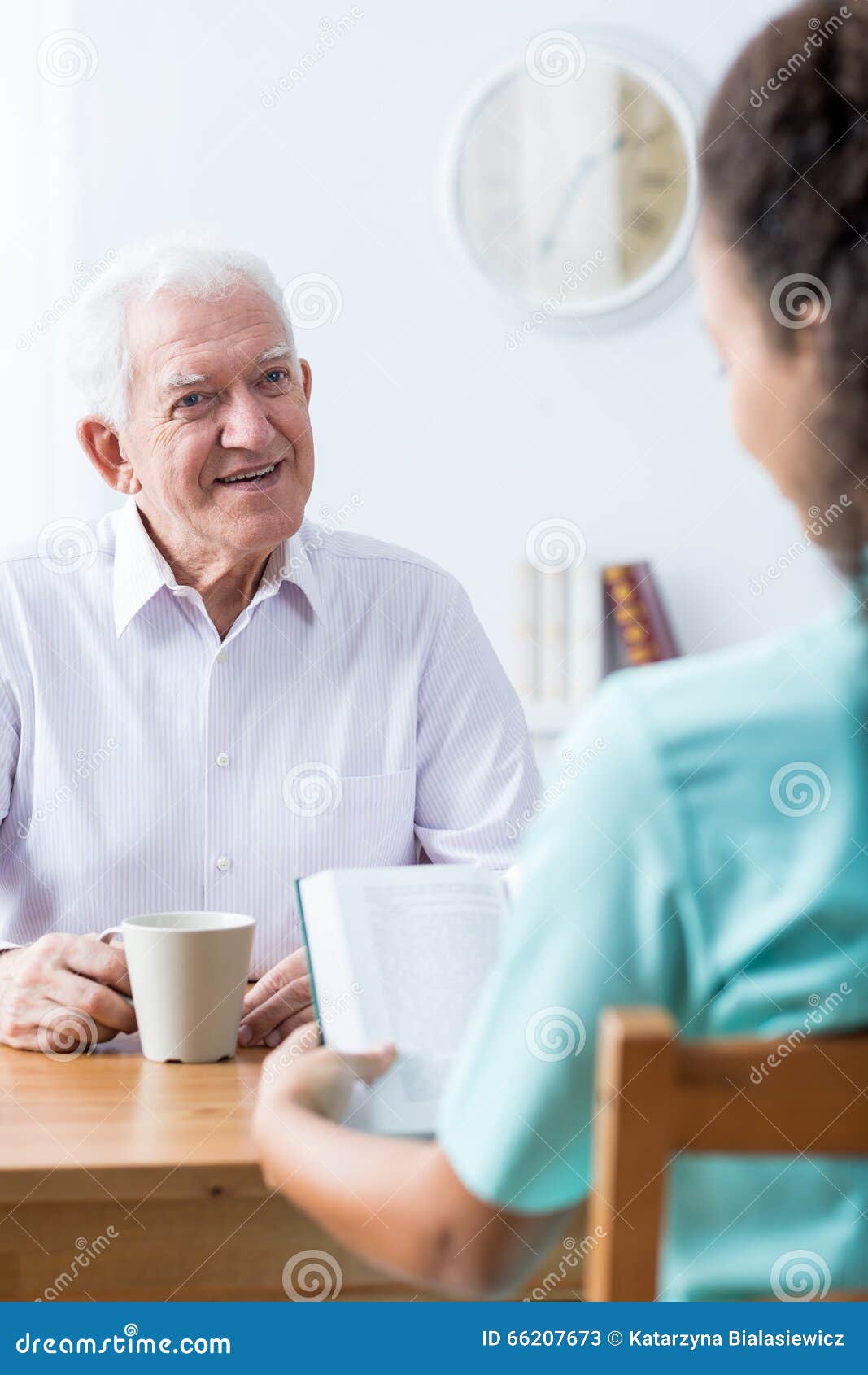 Old Man Having Professional Care Stock Image - Image of healthcare ...