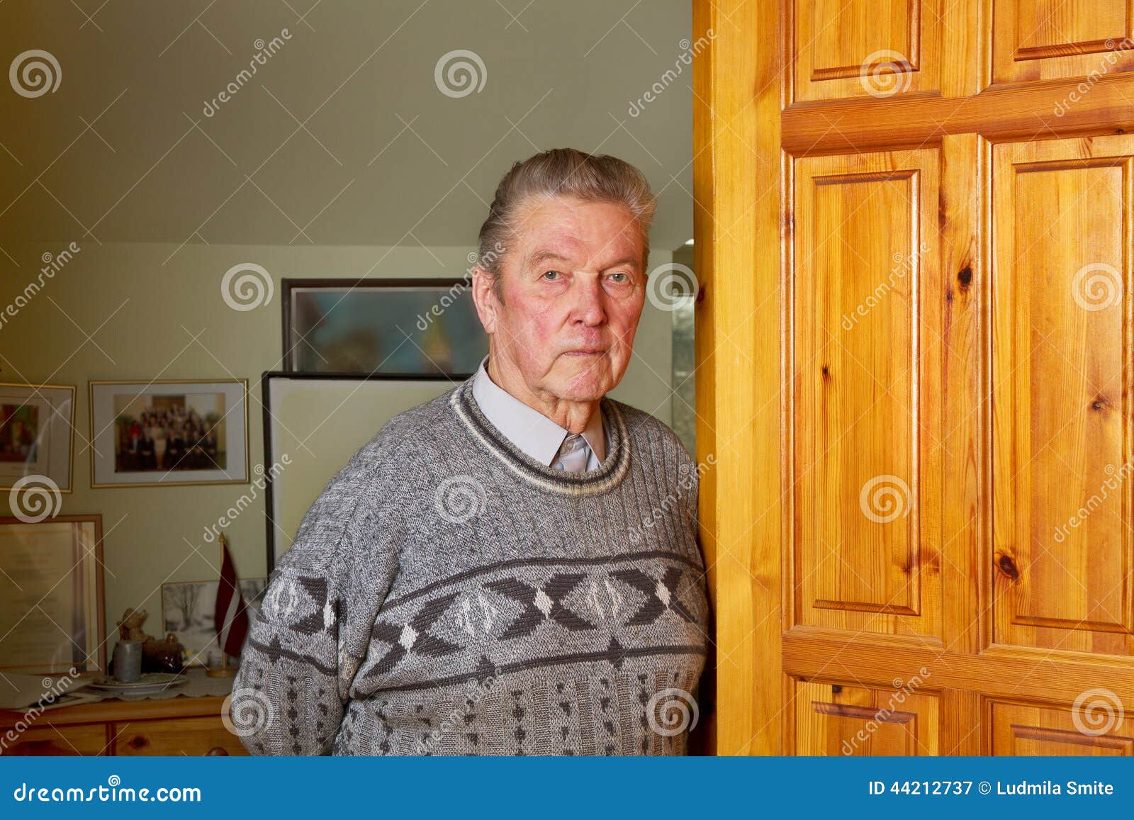 Old man. stock image. Image of mature, people, indoors - 44212737