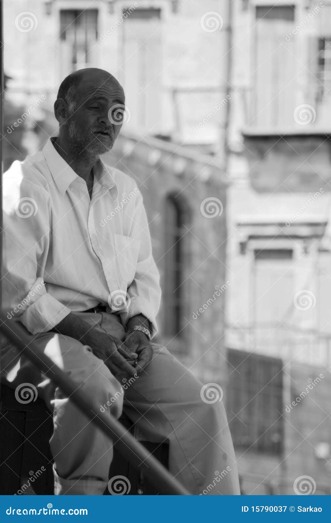Old man in Jerusalem editorial photography. Image of israel - 15790037