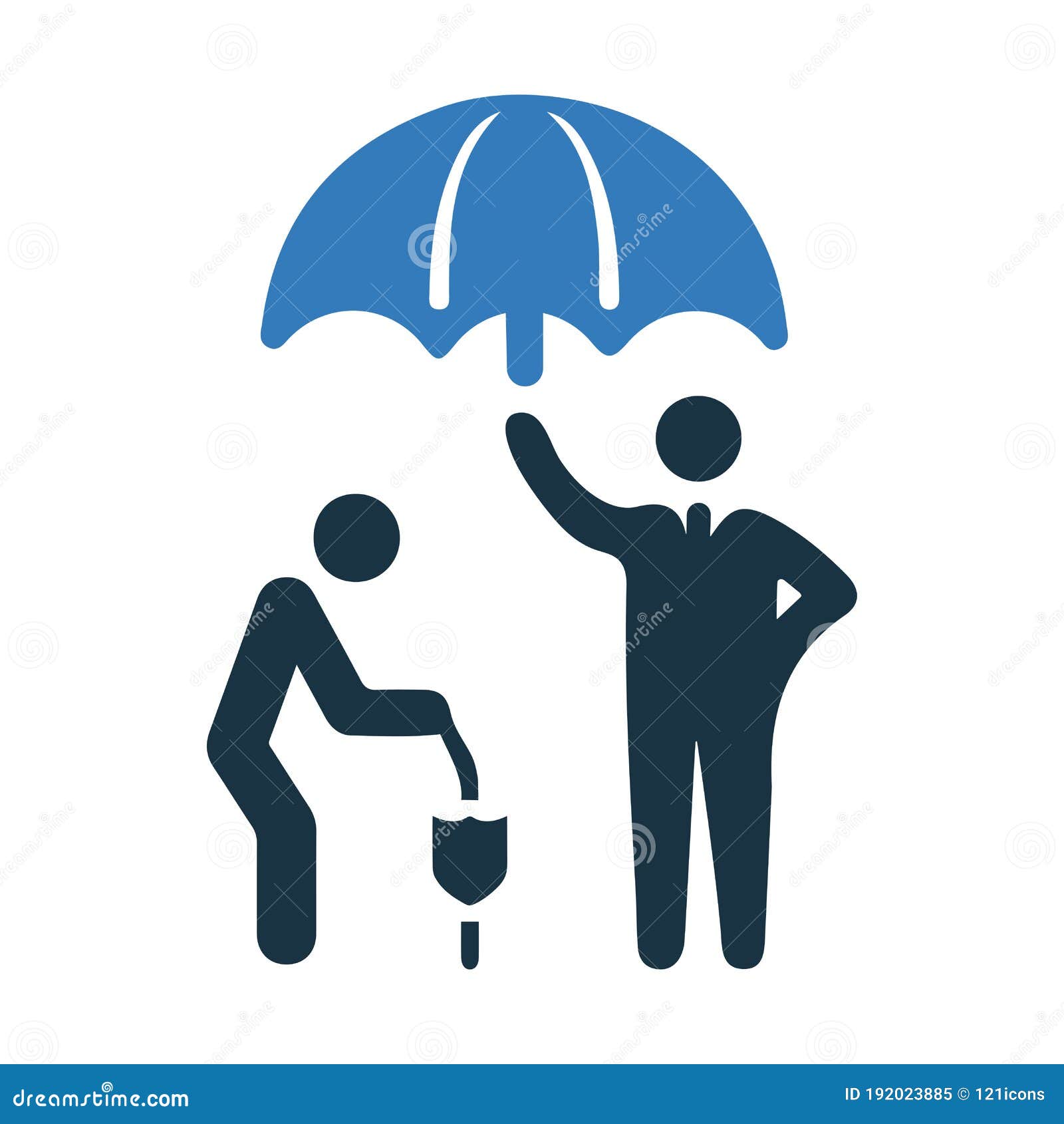 Old Man, Life Insurance Icon Design Stock Vector - Illustration of ...