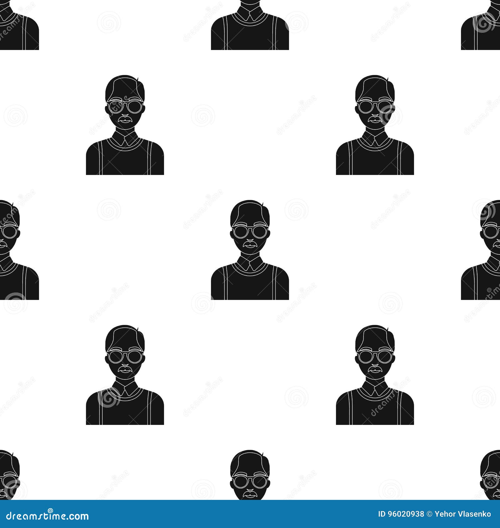Old Man.Old Age Single Icon in Black Style Vector Symbol Stock ...