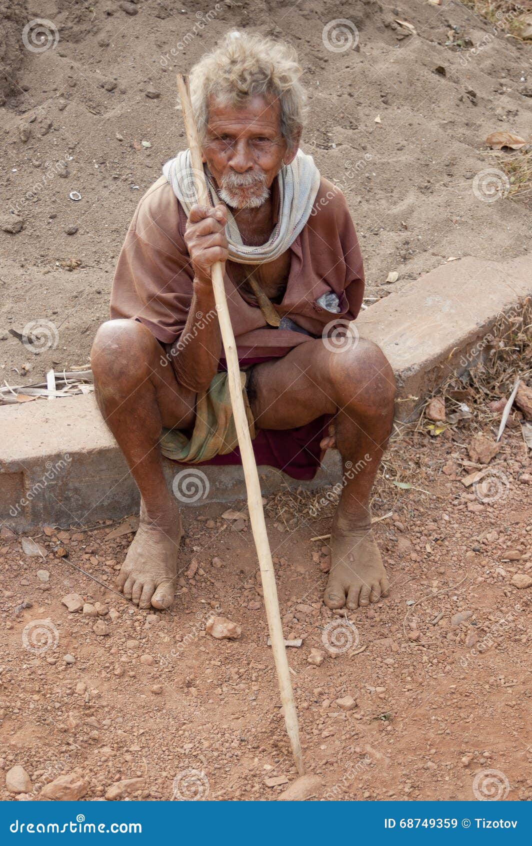 Old man editorial stock image. Image of indium, rural - 68749359