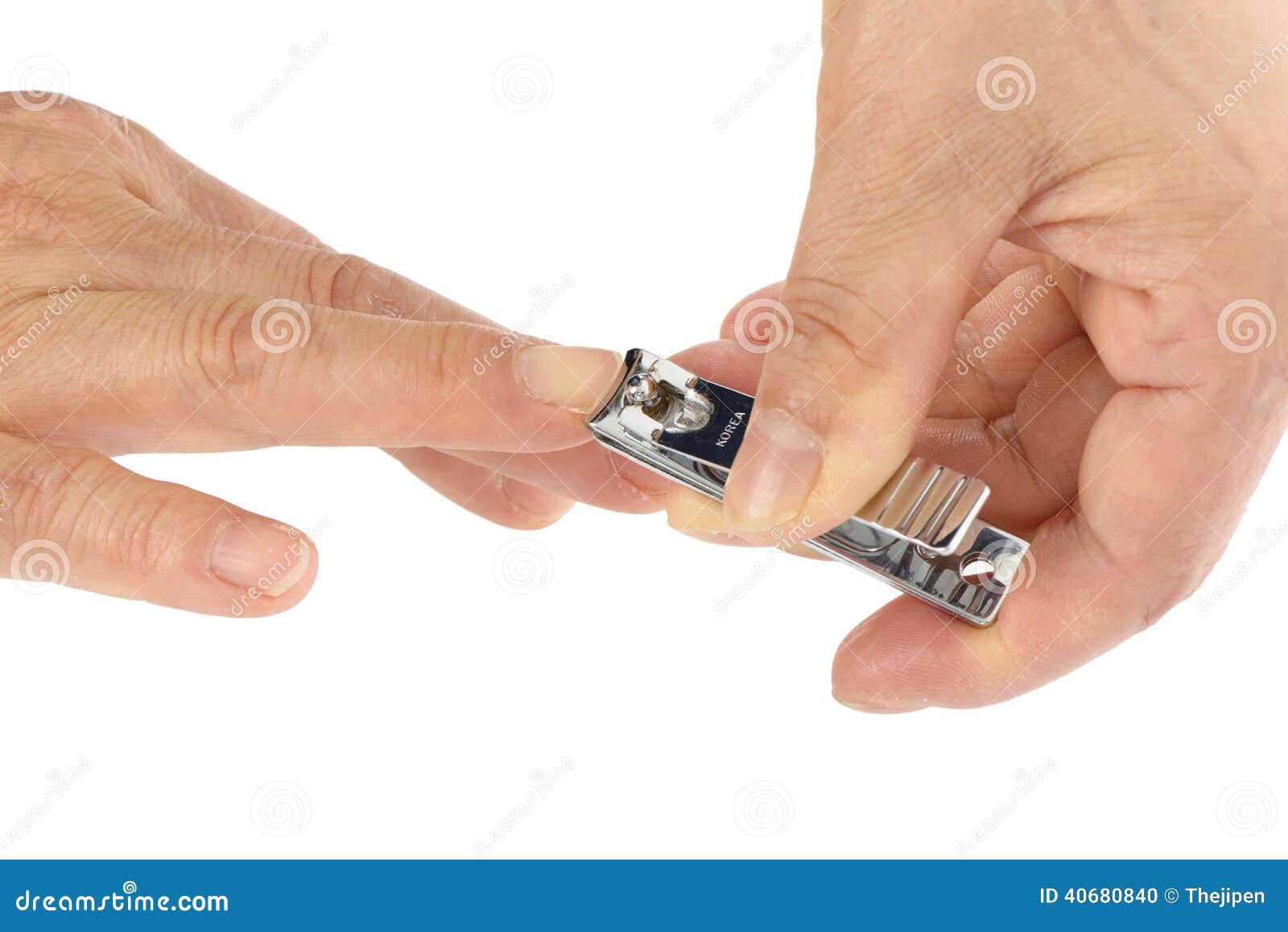 Old Man S Hand with Nail Clippings Stock Photo - Image of open ...