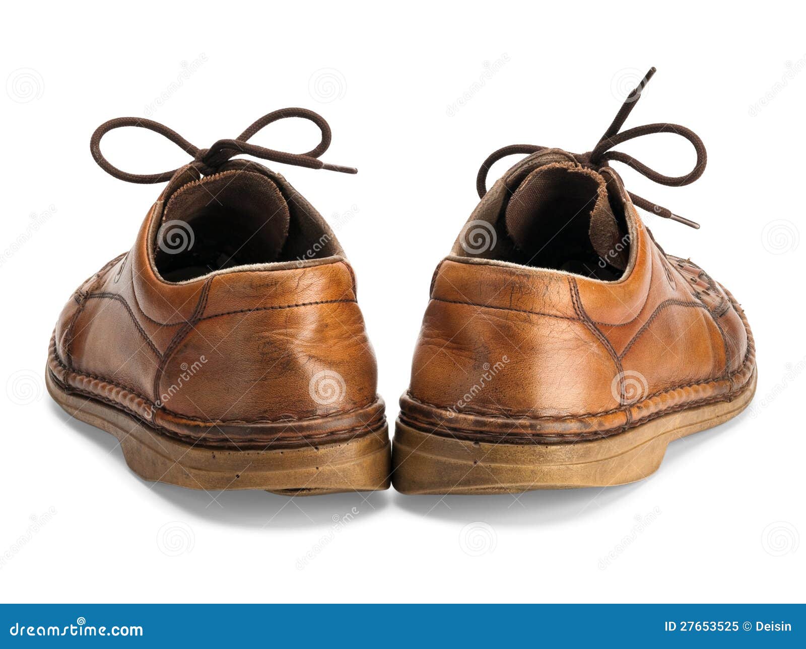 Old man s shoes stock image. Image of shabby, orange - 27653525