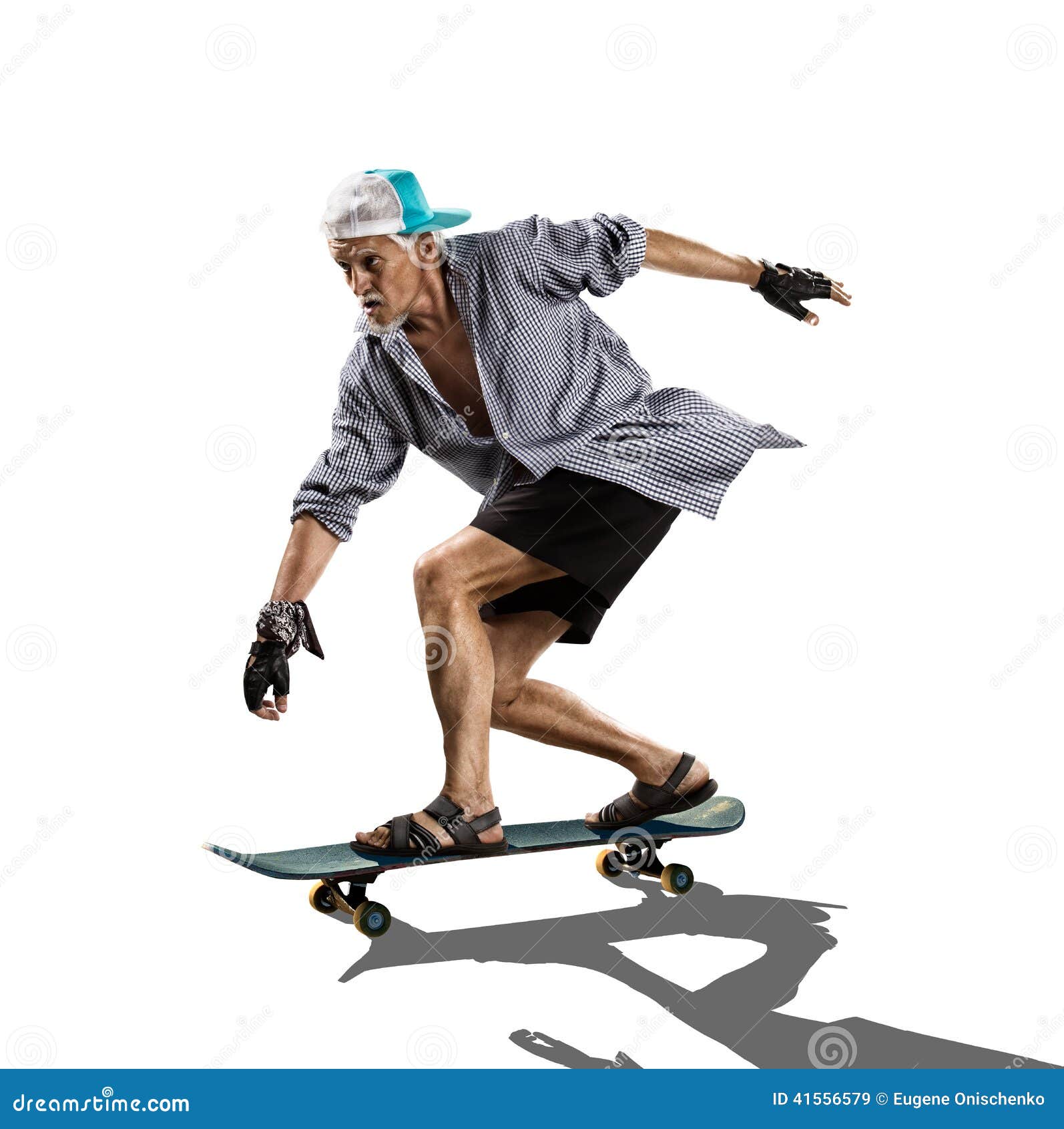 Old Man Skating