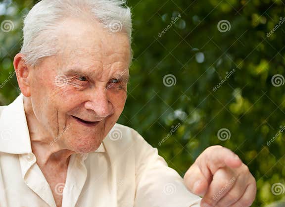 Old Man Smiling stock image. Image of maturity, portrait - 20576687