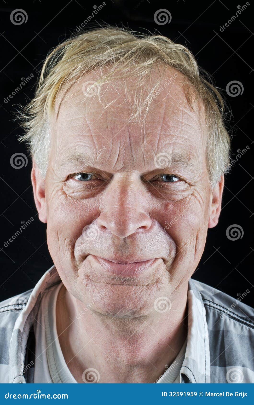 Old man smiling stock image. Image of casual, elderly - 32591959