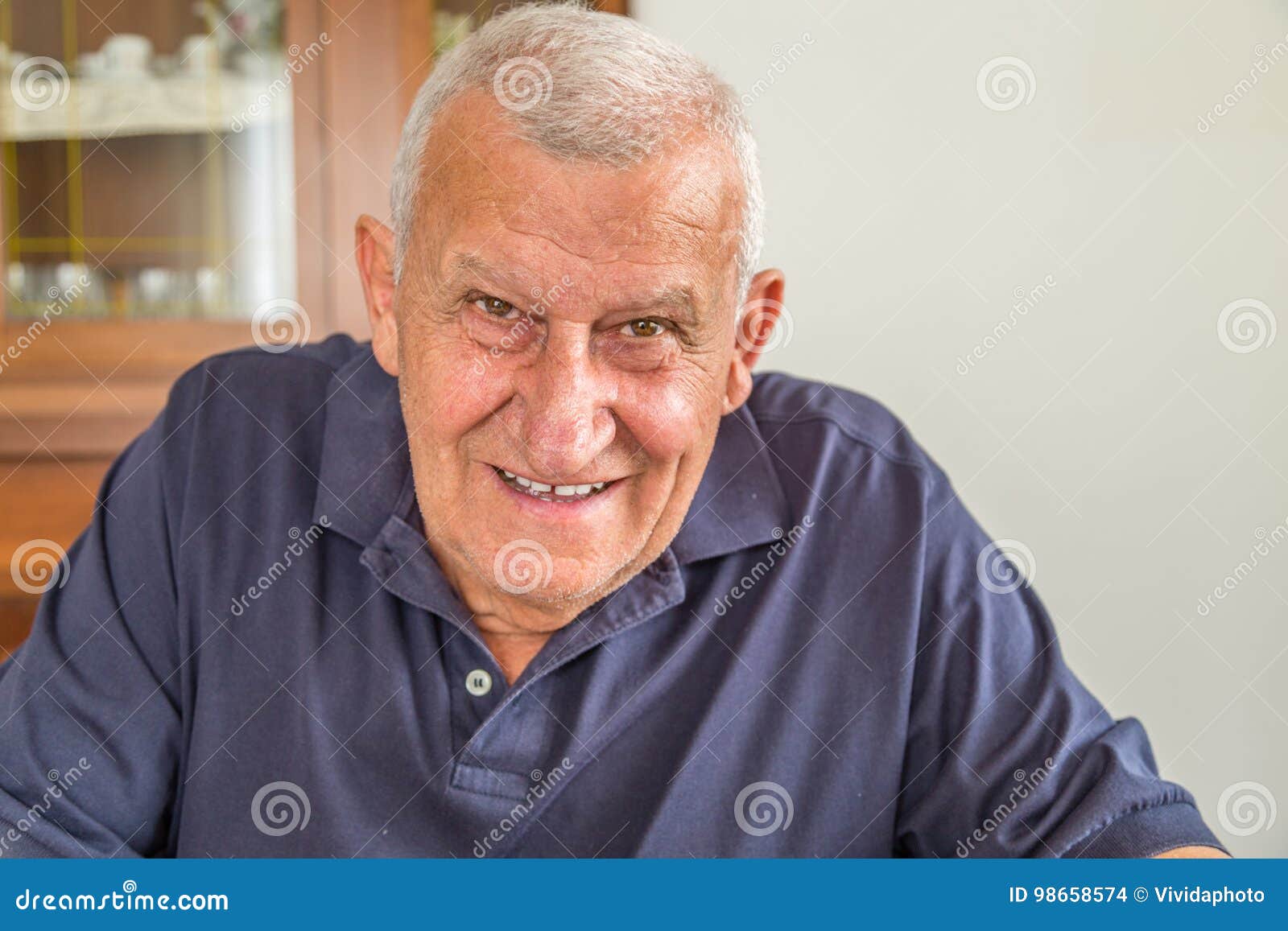 Old man at home stock photo. Image of mature, aged, citizen - 98658574
