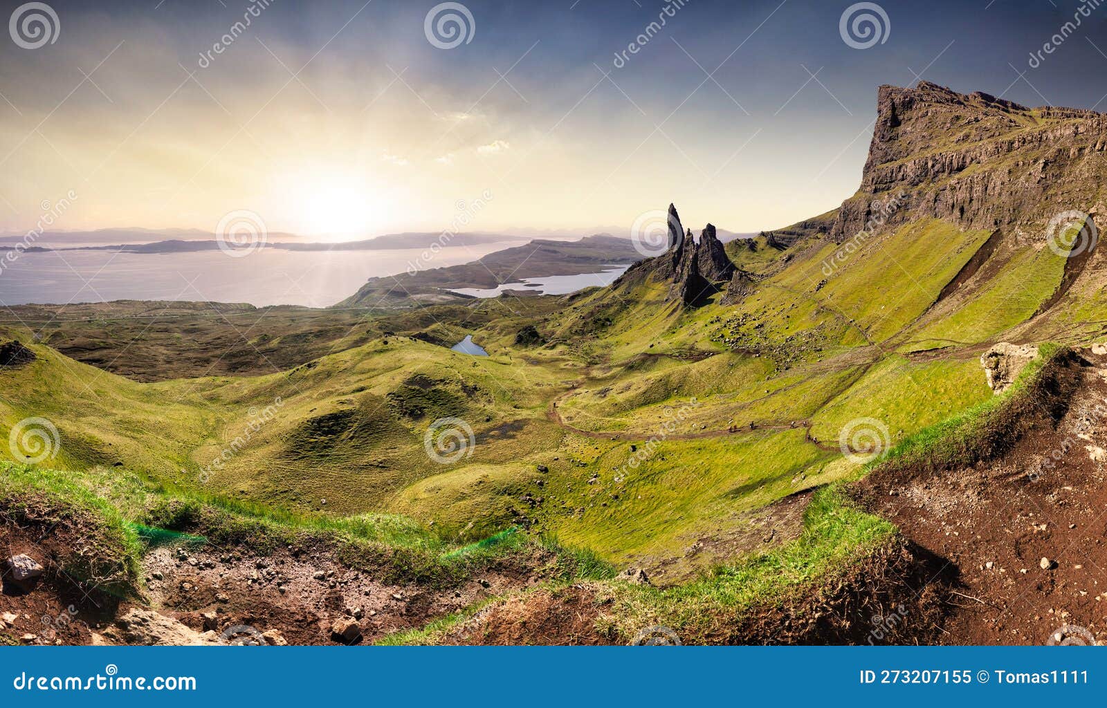 Old Man of Storr Rock Formation at Isle of Skye, Scotland Stock Image ...