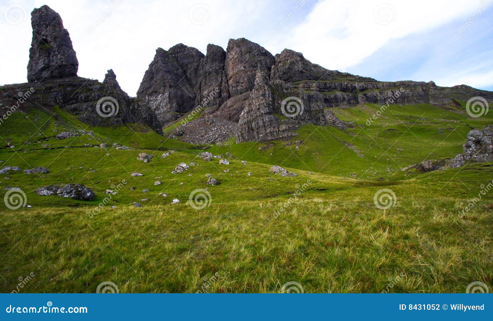 Old man of storr, scotland stock photo. Image of formations - 8431052
