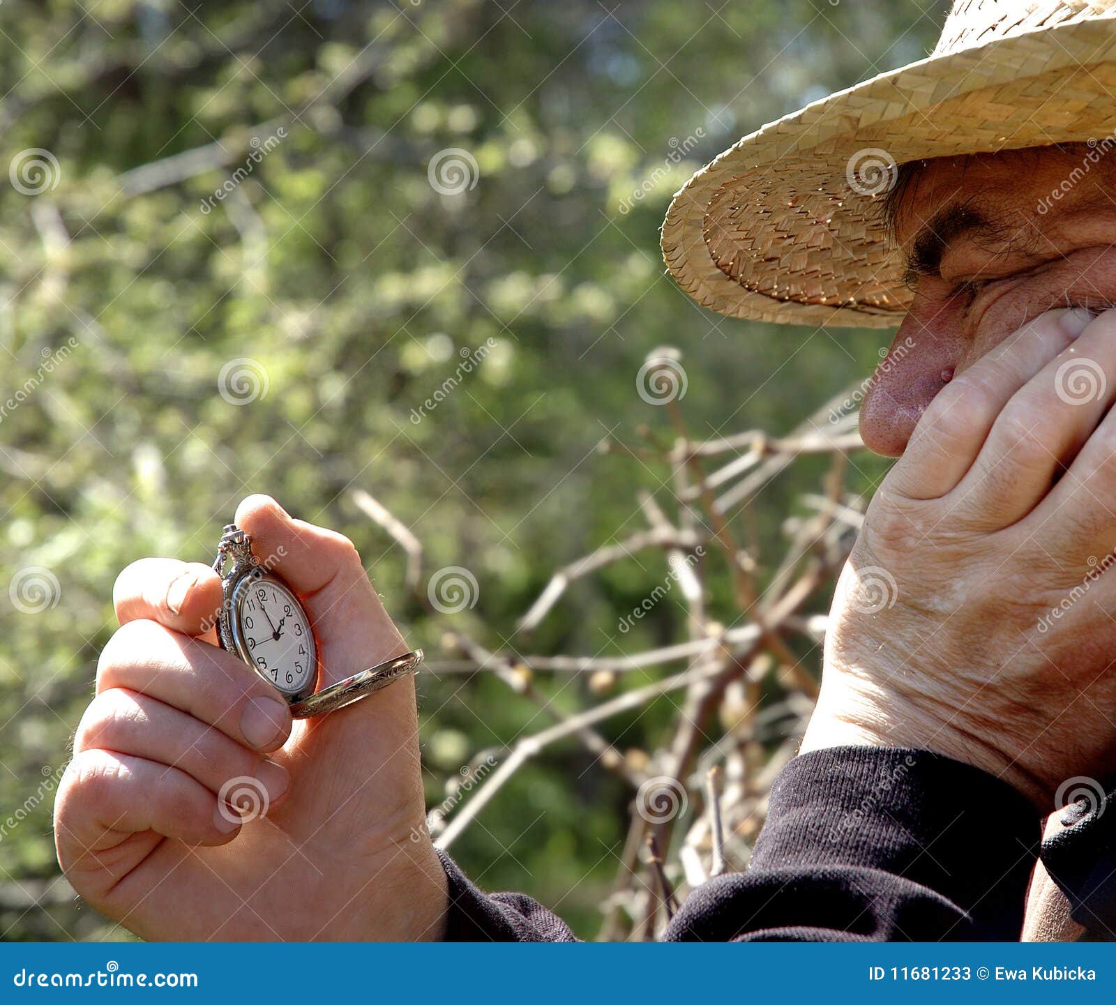 Old man and time stock image. Image of paste, hunter - 11681233