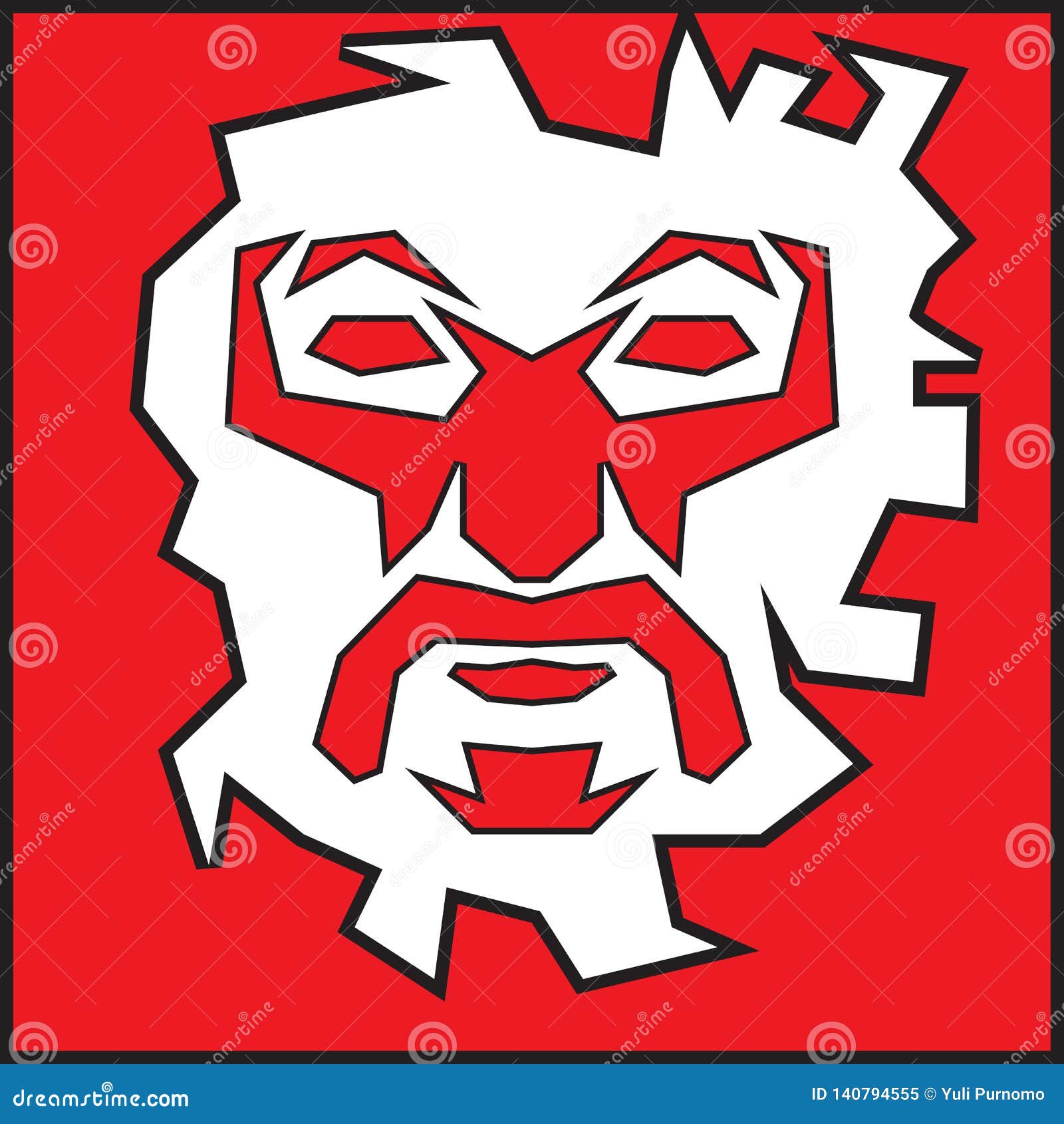 Old man vector image stock vector. Illustration of grandpa - 140794555