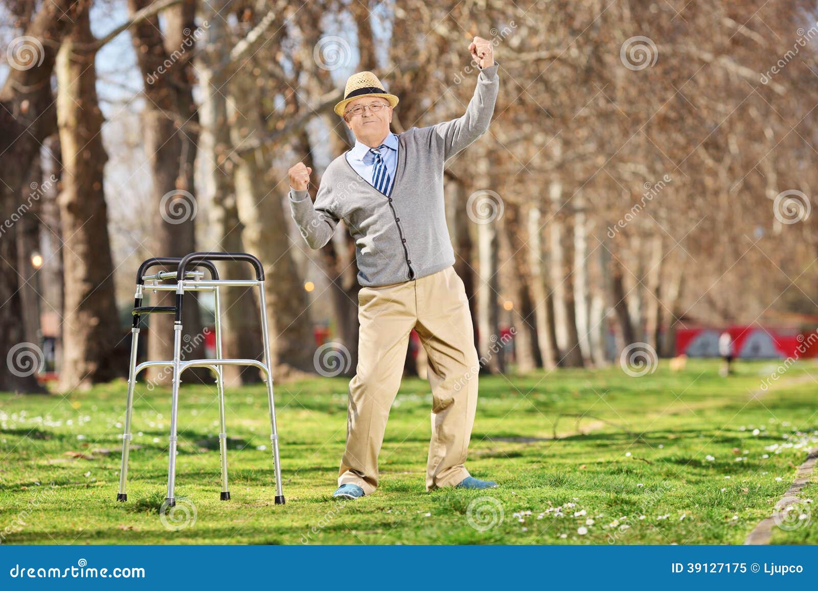 Old Person With Walker