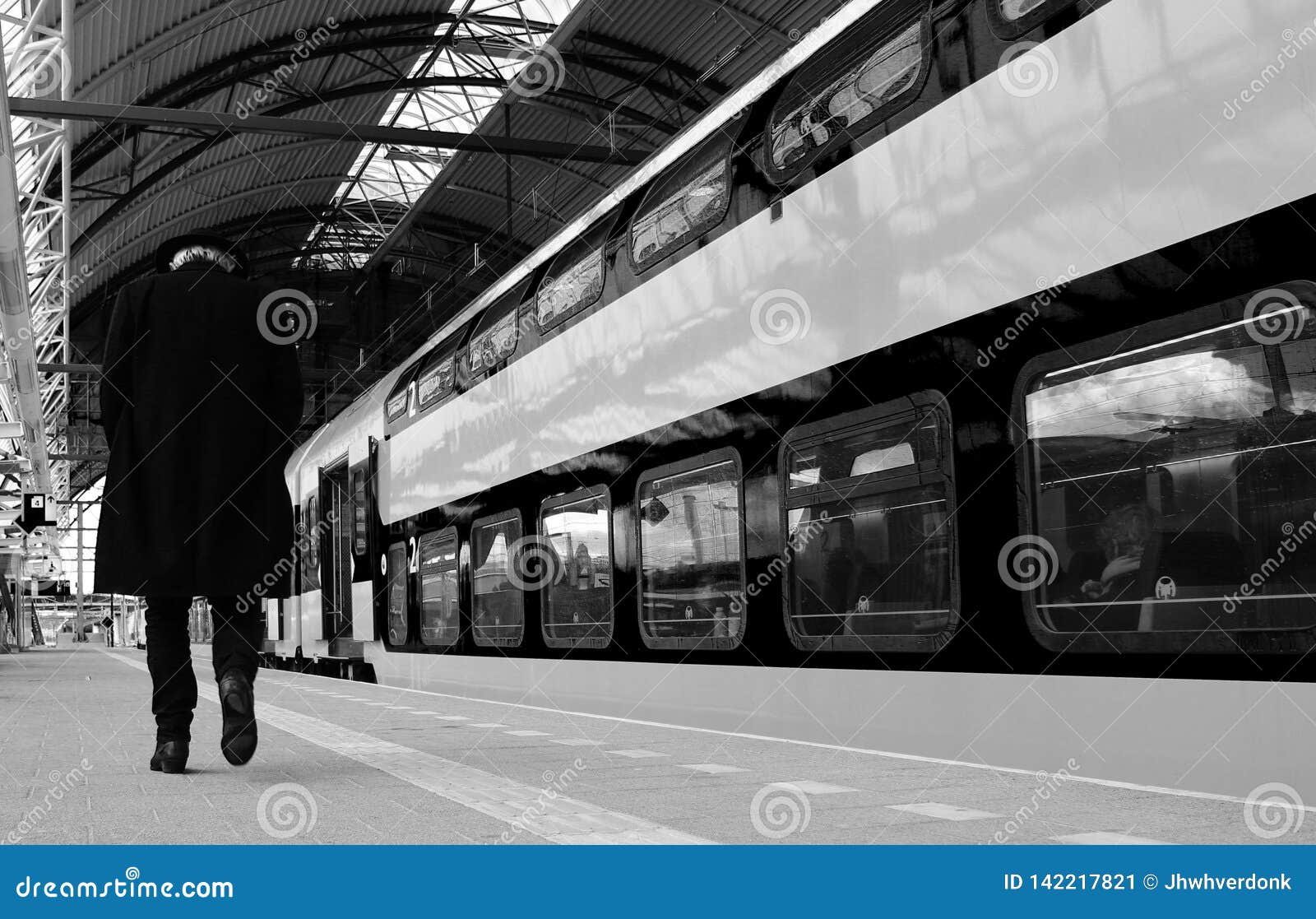 Walking Away Down Railroad Track Stock Photos - Free & Royalty-Free ...