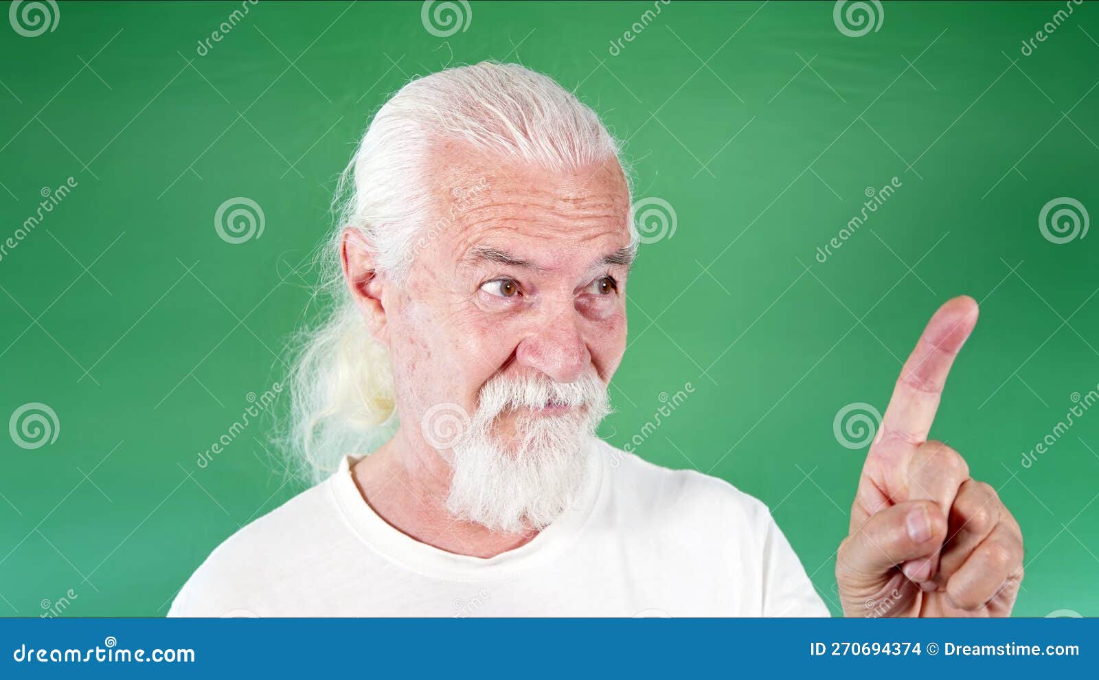 Old Man is Warning with His Finger Stock Photo - Image of caucasian ...