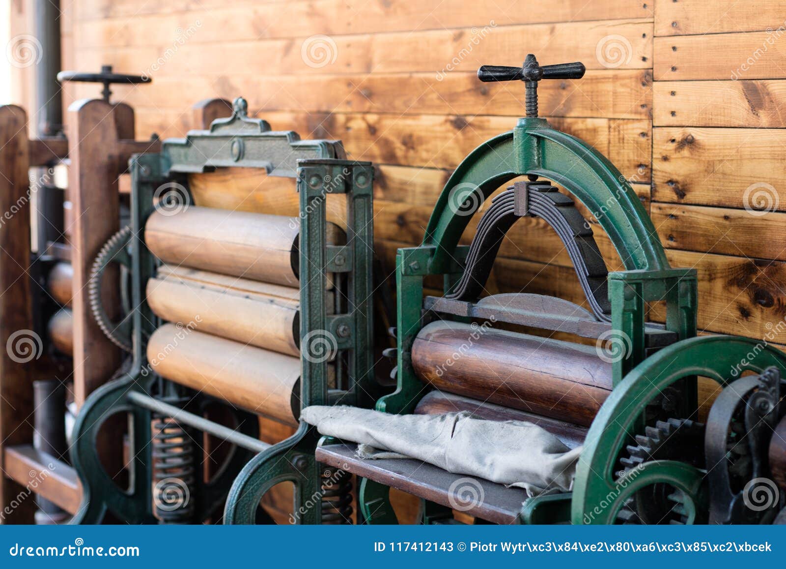 Old Mangle for Housework. Devices that Facilitate Housework in a Stock ...