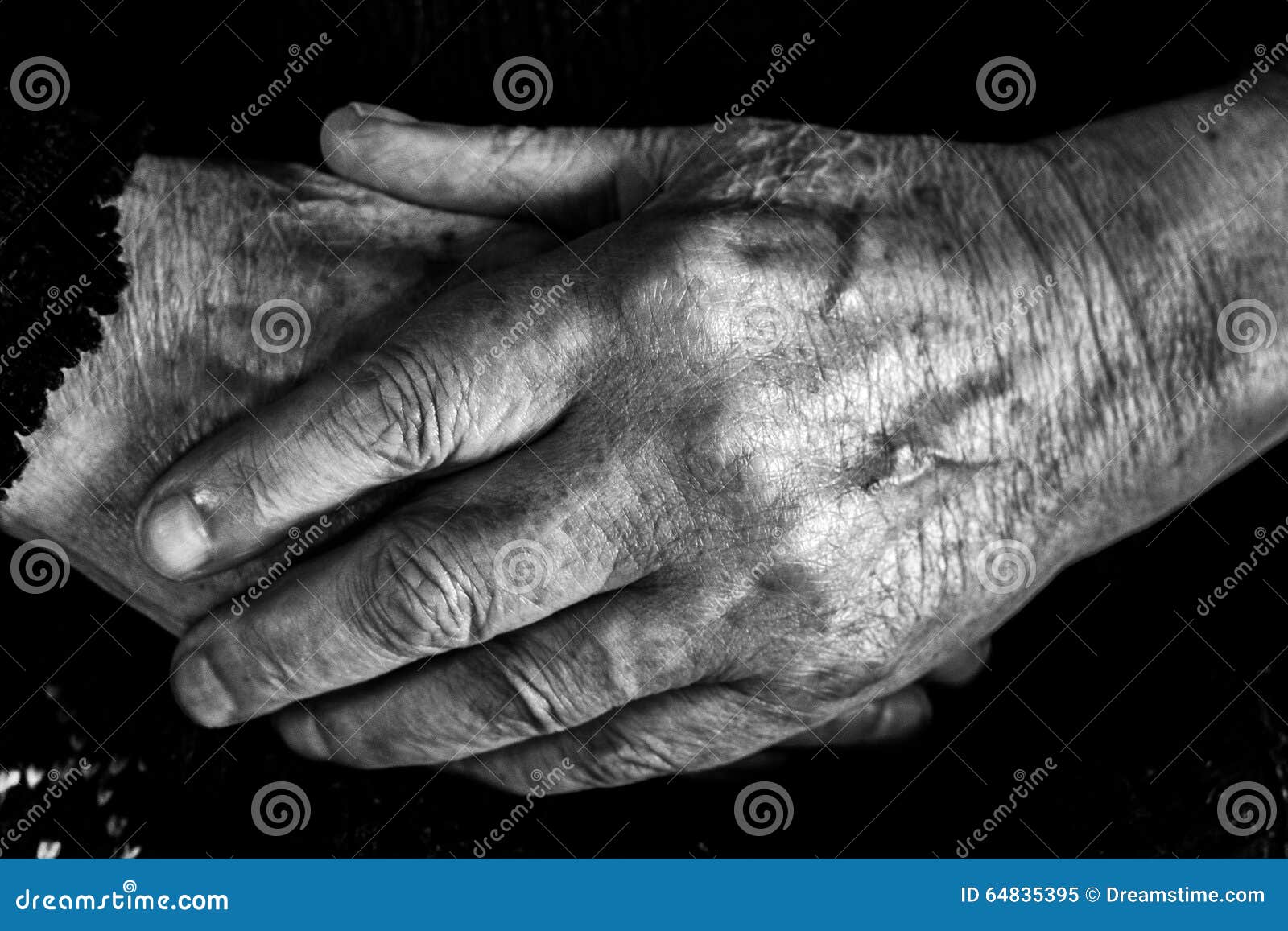 Old mans hands stock image. Image of hands, wrinkles - 64835395