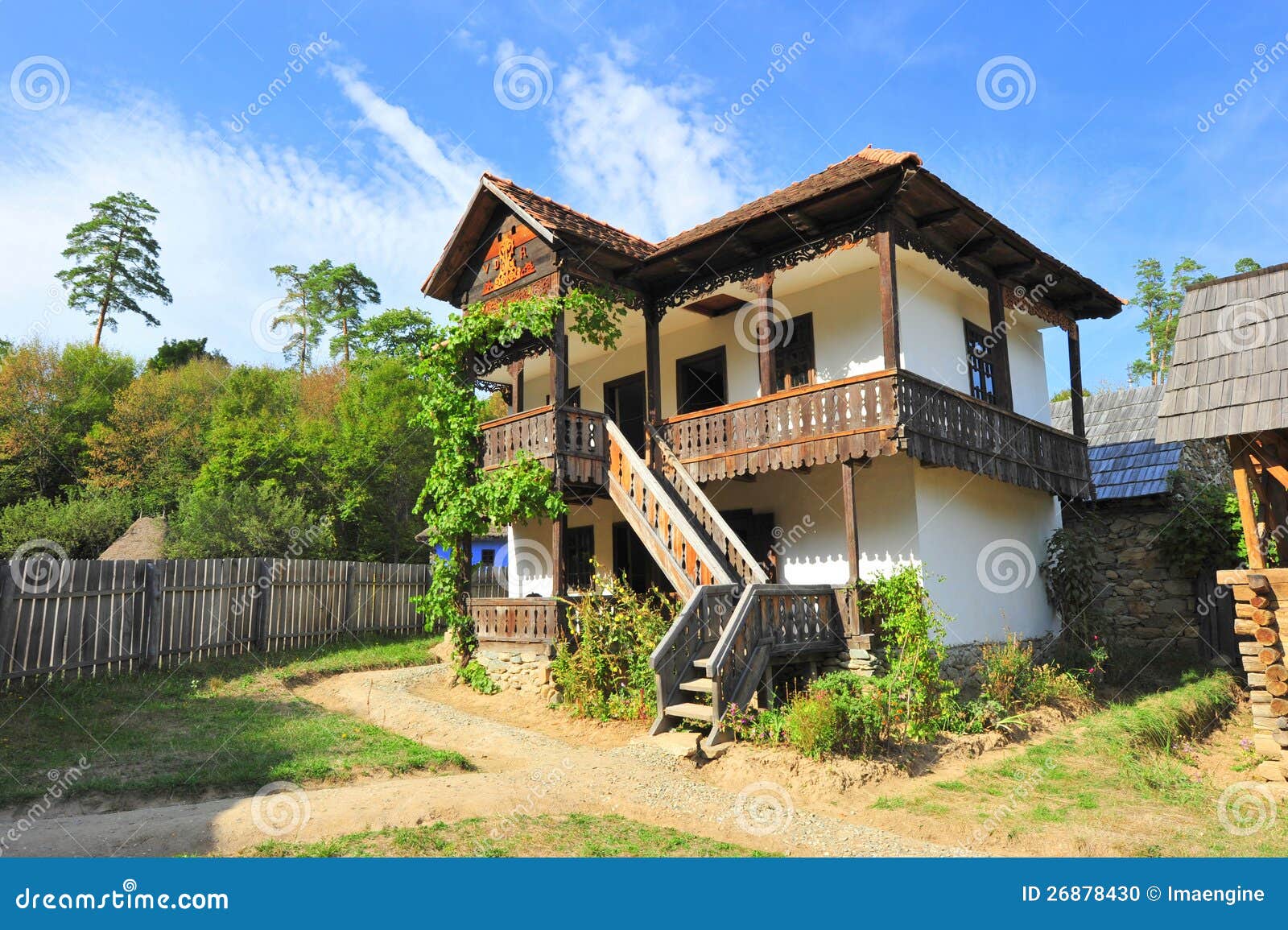 Old Mansion from Rural Romania Stock Photo - Image of east, farming ...