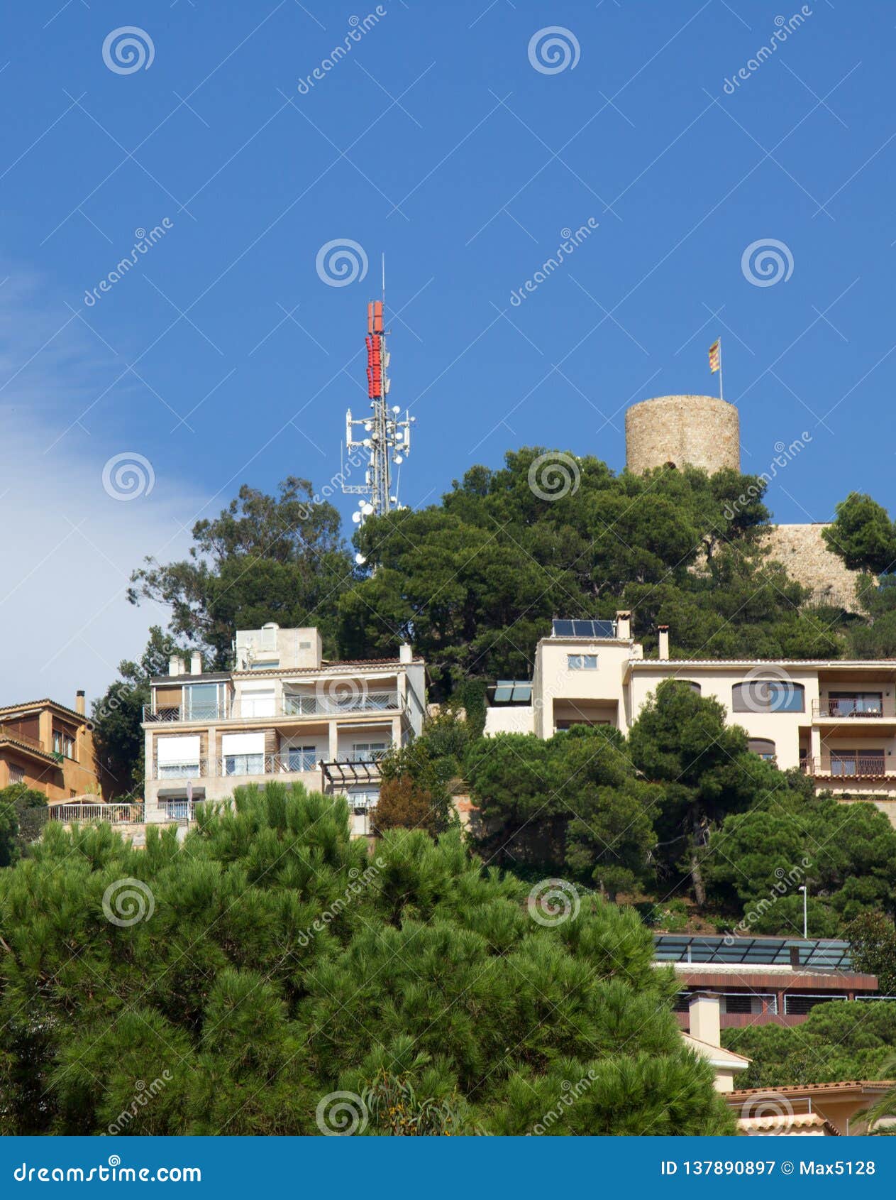 Hill and the Fort on top stock image. Image of fort - 137890897