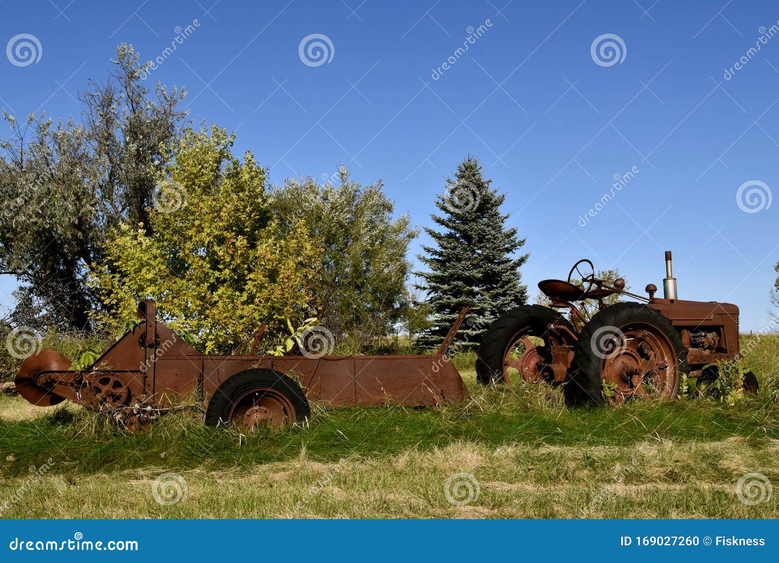 Old Manure Spreader Missing the Beater Stock Photo - Image of dung ...