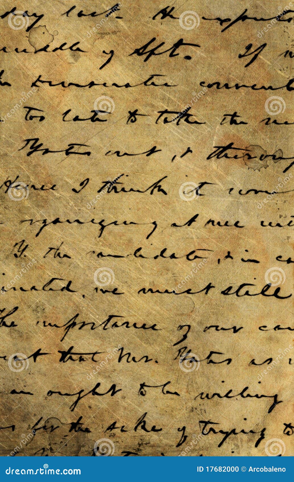 Old manuscript stock photo. Image of antique, history - 17682000