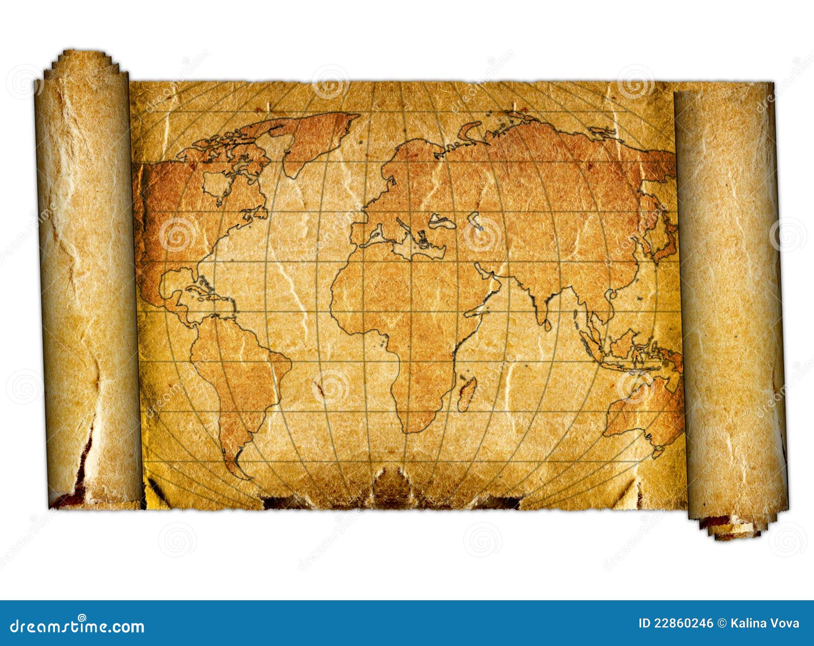 Old map stock illustration. Illustration of global, color - 22860246